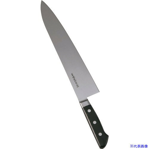 オレンジブック トラスコ中山　TRUSCOTKG 堺孝行 日本鋼(ツバ付)牛刀 30cm 〔品番:ANH02030〕[ 注番:1886377]特長●堺孝行作 日本鋼(ツバ付) 日本鋼(ハガネ)を使用し、堺孝行の中でももっともポピュラーな包丁...