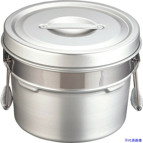 オレンジブック トラスコ中山　TRUSCOTKG オオイ金属 アルマイト段付二重食缶 245−R (6l) 〔品番:ASY74245〕[ 注番:1886476]特長●給食調理にたずさわっているユーザーの声を折り込み、 すべての問題を解決した...