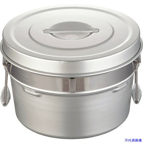 オレンジブック トラスコ中山　TRUSCOTKG オオイ金属 アルマイト段付二重食缶 247−R (10l) 〔品番:ASY74247〕[ 注番:1887033]特長●給食調理にたずさわっているユーザーの声を折り込み、 すべての問題を解決し...