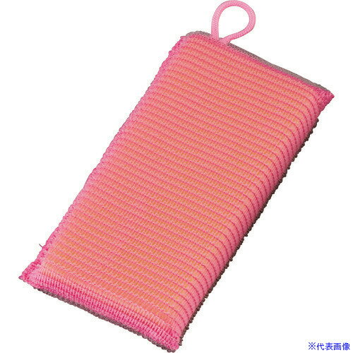 オレンジブック トラスコ中山　TRUSCOTKG ワコーストロング タフネットスポンジ (5個入)ピンク 〔品番:JTH0101〕[ 注番:1920386]特長●160×85・ナイロンループが汚れをかき落とします。仕様●色：ピンク●縦(mm...