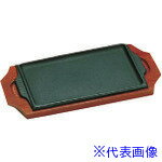 オレンジブック トラスコ中山　TRUSCOTKG トキワステーキ皿 308 角型 小 24cm 〔品番:PTK05003〕[ 注番:1920519]特長●※ステーキ皿のサイズ表示は鉄板の外寸法になります。●専用ハンドル＜PHV06＞706別...