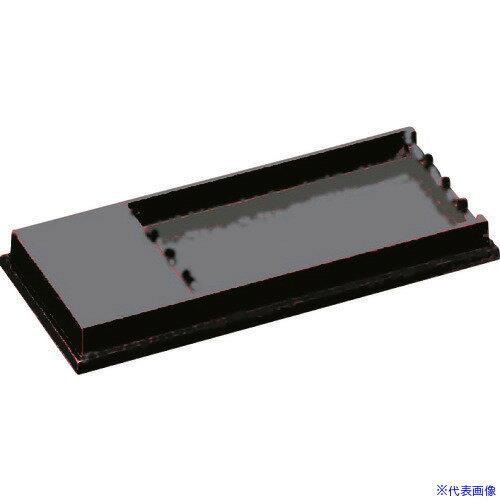 オレンジブック トラスコ中山　TRUSCOTKG マイン ABS箸トレー 4膳用 黒 M10-988 〔品番:PHSE401〕[ 注番:1920865]特長●長さ21cmの箸から収納可能です。●箸をセットしたまま重ねることができます。仕様仕...