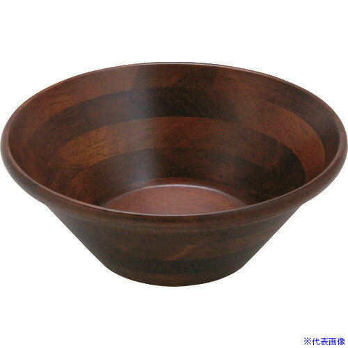 オレンジブック トラスコ中山　TRUSCOTKG ヤマコー 天然木サラダボウル こげ茶 27cm 〔品番:PSLL906〕[ 注番:1922057]特長●材質:天然木(ラバーウッド)ウレタン塗装・全サイズともスタッキングできるので収納に便利...
