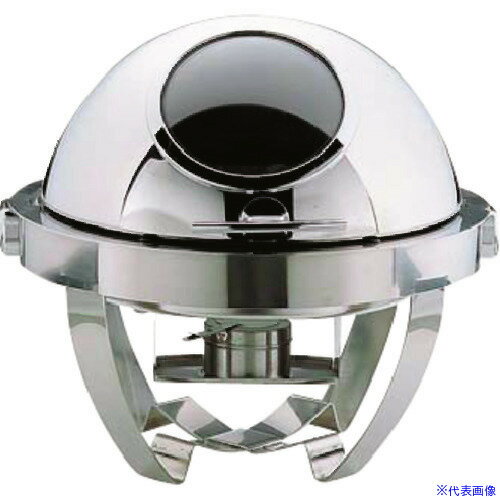 オレンジブック トラスコ中山　TRUSCOTKG KINGOマド付カバー式丸チェーフィング S6704 〔品番:NTEH401〕[ 注番:1926754]特長●くもり止め加工のマド付で蓋を開けずに中の料理が確認できます。●別売で＜NTEG1...