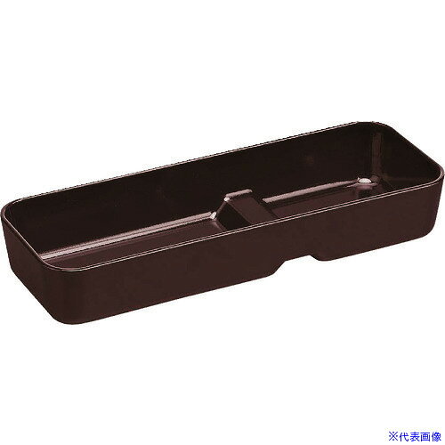 オレンジブック トラスコ中山　TRUSCOTKG 福井クラフト ABS段付カトラリーボックス 茶 60002341 〔品番:PKT2801〕[ 注番:1928690]特長●耐熱温度:70℃仕様仕様2●色：茶●幅×奥行×高さ(mm)：250×...