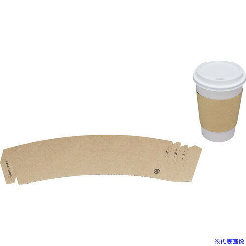 オレンジブック トラスコ中山　TRUSCOTKG 水野産業 カップ用スリーブ 8・12オンス共用 188048(100枚入) 〔品番:XKT8301〕[ 注番:1933320]特長●切り込みが3ヶ所ありますのでサイズを3段階に調節できます。...