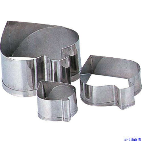 オレンジブック トラスコ中山　TRUSCOTKG 田中糧機 18-8 クッキー抜型 スペード 小 〔品番:WKTT403〕[ 注番:1939566]特長仕様仕様2●サイズ：小●幅×奥行×高さ(内寸mm)：36×42×21●材質：ステンレス材...