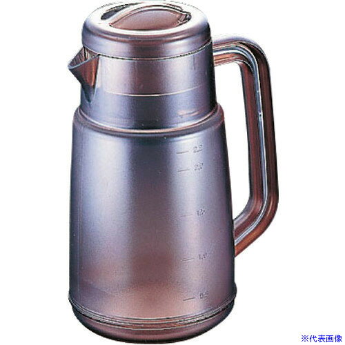 オレンジブック トラスコ中山　TRUSCOTKG 山研工業 ポリカーボネイト ニューピッチャーST 2.2L ブラウン 〔品番:PPT362〕[ 注番:1944116]特長●耐熱120℃仕様●容量(L)：2.2●色：ブラウン仕様2●直径×高...