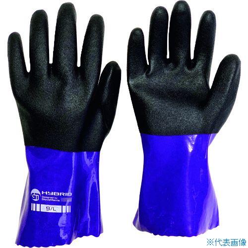 オレンジブック トラスコ中山　TRUSCO川西 耐油ハイブリッドアルファーLサイズ 〔品番:2314L〕[ 注番:1950948]特長●塩化ビニール樹脂とニトリルゴムを配合したことで、手にしなやかにフィットします。●トリプルコーティングして...