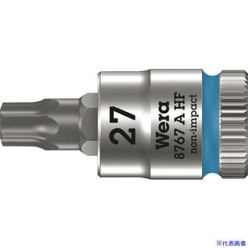 オレンジブック トラスコ中山　TRUSCOWera(ヴェラ) 8767AビットソケットTX27x28mm 〔品番:003367〕[ 注番:1952866]特長●ホールディングファンクションにより、ボルトを手の支え無しで取り付けられます。●各...