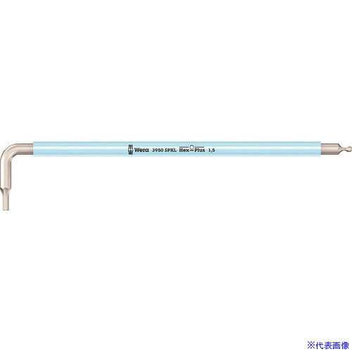 オレンジブック トラスコ中山　TRUSCOWera(ヴェラ) 3950 SPKL Hex−Plus ステンレス六角レンチ 1.5 iceblue 〔品番:022660〕[ 注番:1952901]特長●サイズにより色分けされているため、容易に...