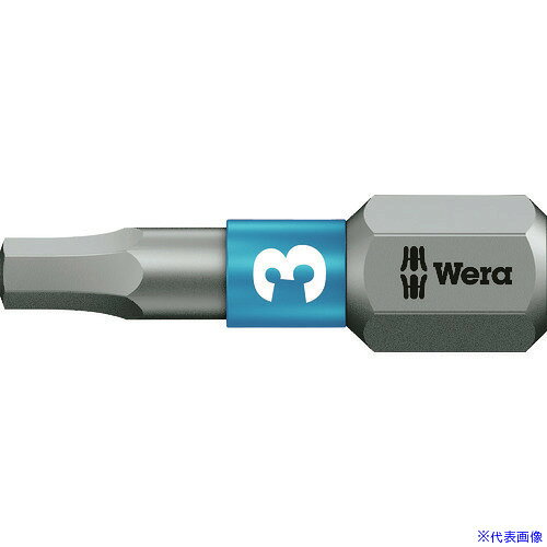 オレンジブック トラスコ中山　TRUSCOWera(ヴェラ) 840/1 BTZ Hex−Plus ヘックスプラスビット 3.0 x 25 mm 〔品番:056683〕[ 注番:1952938]特長●頑丈なビットで、鉄板や金属加工に最適です...