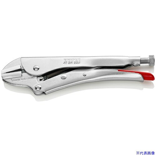 オレンジブック トラスコ中山　TRUSCOKNIPEX 4124−225 グリッププライヤー 〔品番:4124225〕[ 注番:1955219]特長●丸材、平材など様々な形状の部材を確実に保持します。仕様●全長(mm)：225●最大口開き(...