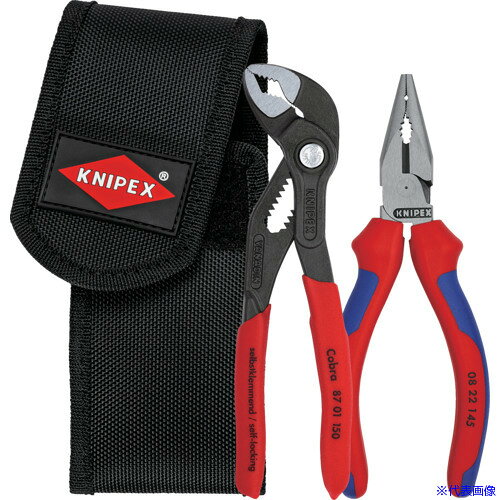 オレンジブック トラスコ中山　TRUSCOKNIPEX コブラセット ポンププライヤー+ペンチ 〔品番:002072V06〕[ 注番:1955277]特長●ミニコブラとクニペックスの定番ツールがコンパクトなベルトポーチとセットになっています...