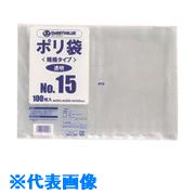 オレンジブック トラスコ中山　TRUSCOJTX 354369)ポリ袋 15号 1000枚 B315J10 〔品番:B315J10〕[ 注番:1956925]特長●スタンダードな規格タイプポリ袋がお手頃価格です。●取り出し口付です。仕様●色...