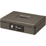 オレンジブック トラスコ中山　TRUSCOPLUS 13126)小型手提金庫 CB−040G ダークグレー 〔品番:CB040GDGY〕[ 注番:1969030]特長●軽量でコンパクトながら、耐久性を備えています。●レバー操作のワンタッチ開...