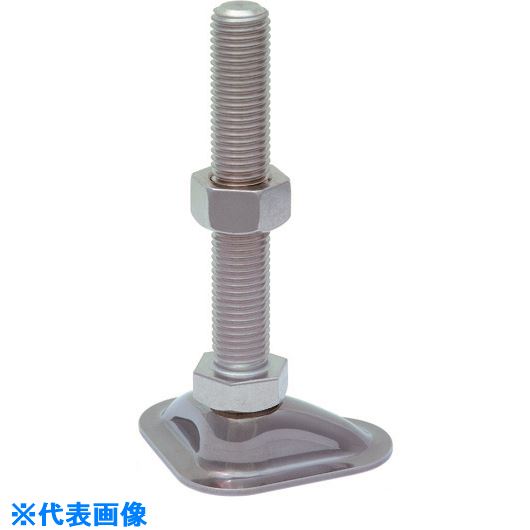 オレンジブック トラスコ中山　TRUSCOコノエ S-L壁側〜コーナー用サンアジャストボルト ステンレス製 16x100 〔品番:SLS16X100〕[ 注番:2000824]特長●三角状の底部になっているアジャストボルトです。用途●壁側や...