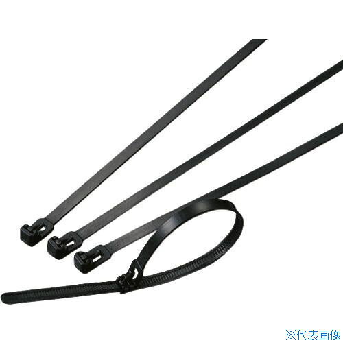 オレンジブック トラスコ中山　TRUSCOTYTON リピートタイ 幅7.4X長さ250mm 100本入 耐候・耐薬品グレード 屋内外用 〔品番:RF250PPW〕[ 注番:2006790]特長●耐薬品性に優れ、耐候性も併せ持つリピートタイ...