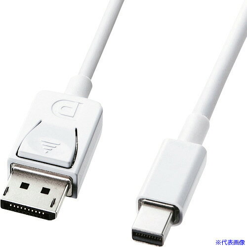 オレンジブック トラスコ中山　TRUSCOSANWA ミニ−DisplayPort変換ケーブル1m 〔品番:KCDPM1W〕[ 注番:2016582]特長●ミニDisplayPort→DisplayPort変換ケーブル白です。●ミニDisp...
