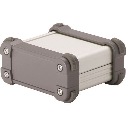 オレンジブック トラスコ中山　TRUSCOタカチ コーナーガード付アルミケースIP65防水タイプ シルバー/グレー 〔品番:EXW12418SG〕[ 注番:2020796]特長●上下カバーは分割していて、基板や機器の組込みがし易い構造です。...