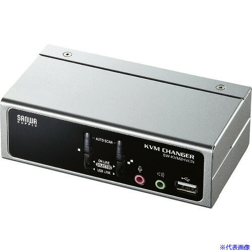オレンジブック トラスコ中山　TRUSCOSANWA USB・PS/2コンソール両対応パソコン自動切替器(2:1) 〔品番:SWKVM2HVCN〕[ 注番:2031155]特長●ディスプレイエミュレーション機能を搭載し、USB・PS/2コン...