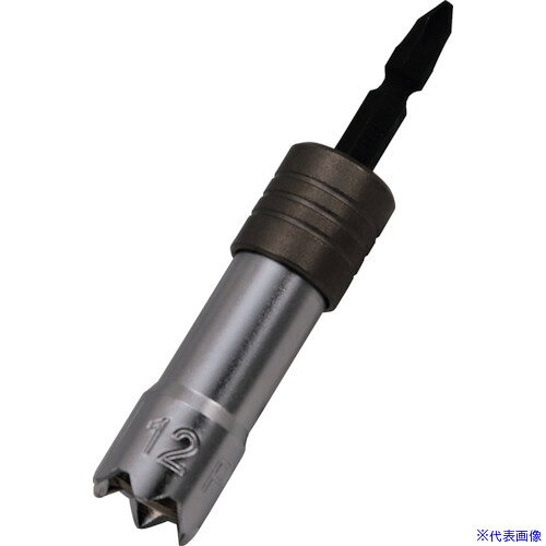 オレンジブック トラスコ中山　TRUSCOMUSTTOOL ワンタッチ 1/4ビット式 12ギザ IM-12QPG-6K 〔品番:19710〕[ 注番:2038633]特長●軸が折れてもビットが折れても別売のビットに交換ができ、ソケットの寿...