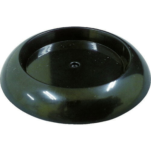 オレンジブック トラスコ中山　TRUSCOTRUSCO キャスタ-用受け皿 ゴム付 60MM 黒 12個入 〔品番:TUR600BK12〕[ 注番:2063276]特長●キャスターのストッパー代わりや床のキズ防止に最適です。●裏側に滑り止め...