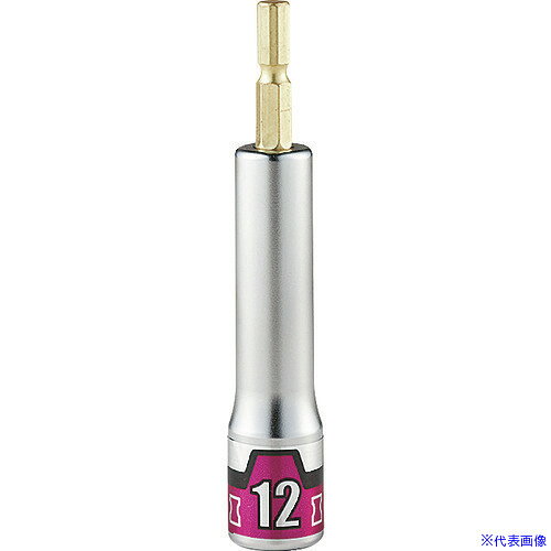 オレンジブック トラスコ中山　TRUSCOKTC インパクトドライバ用ソケットビット 難攻不落 12mm 〔品番:BZP6312〕[ 注番:2067135]特長●ビットにヒューズ機構を採用することで、破損しても先端部分（ソケット）の落下を防...