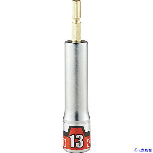 オレンジブック トラスコ中山　TRUSCOKTC インパクトドライバ用ソケットビット 難攻不落 13mm 〔品番:BZP6313〕[ 注番:2067136]特長●ビットにヒューズ機構を採用することで、破損しても先端部分（ソケット）の落下を防...