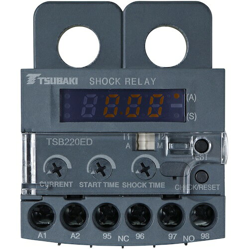 オレンジブック トラスコ中山　TRUSCO椿本チエイン ショックリレー EDシリーズ 〔品番:TSB020ED〕[ 注番:2072715]特長●モータ過負荷時の過電流を素早く検出し、装置の破損を未然に防ぐ電流監視式の制御機器です。●運転中の...