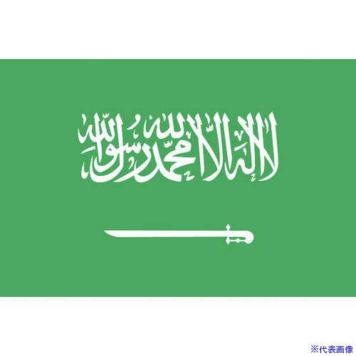 オレンジブック トラスコ中山　TRUSCO東京製旗 国旗No.1(70×105cm) サウジアラビア 〔品番:416302〕[ 注番:2073748]特長●ポリエステル100％でシワになりにくく、軽量で風に良くなびきます。●雨に濡れても乾き...