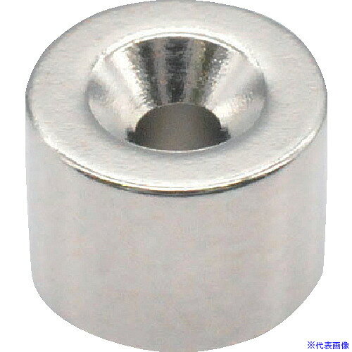 オレンジブック トラスコ中山　TRUSCOTRUSCO ネオジム丸形磁石 皿ねじ穴付 外径7MM×5MM M1.6 1個入 〔品番:T07R05M1.6〕[ 注番:2076164]特長●磁力の強いネオジム磁石です。用途●センサーやモーター部...