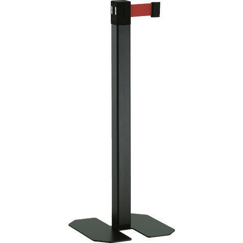 オレンジブック トラスコ中山　TRUSCOTRUSCO ベルトパーテーション ブラック ベルトカラーレッド 〔品番:TABPBKR〕[ 注番:2076242]特長●アルミの角タイプのポールです。●ベースと支柱は工具レスで簡単に組み立てが可能...