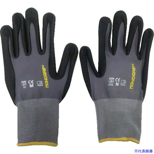 オレンジブック トラスコ中山　TRUSCOK−WORK すべり止め背抜き手袋 モノグリッププラス M 〔品番:MG01M〕[ 注番:2077522]特長●特殊すべり止めで強力にグリップします。●発泡コーティングで蒸れにくいです。用途●軽作業...