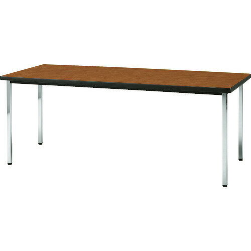 オレンジブック トラスコ中山　TRUSCOTRUSCO 会議用テーブル 1500X600XH700 角脚 下棚無し チーク 〔品番:TDS1560T〕[ 注番:2082260]特長●脚が固定式ですので安定感があり、据置用として適してます。●...