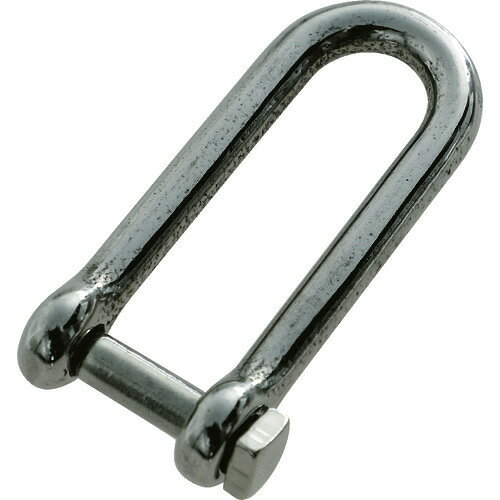 オレンジブック トラスコ中山　TRUSCOTRUSCO ロング角頭シャックル ステンレス製 D寸法10mm (1個＝1袋) 〔品番:TLKS10〕[ 注番:2082420]特長●シャックル部が長く用途が広がります。用途●チェーン・ワイヤ・ロ...