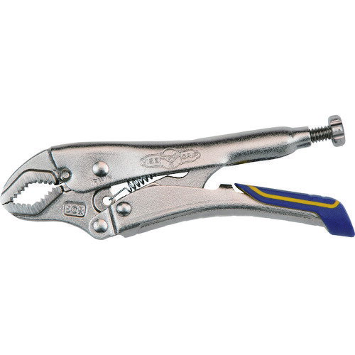 オレンジブック トラスコ中山　TRUSCOIRWIN ロッキングプライヤー 5CR FR カーブジョー 125mm 〔品番:IRHT82575〕[ 注番:2085033]特長●下あごが自動的にクランプ位置を調整する事で汎用ロッキングプライヤ...