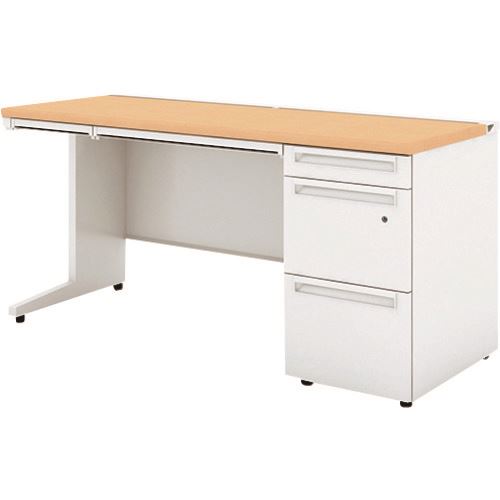 オレンジブック トラスコ中山　TRUSCOPLUS 779552)US 片袖机UR−156A−3 WM/W4 〔品番:UR156A3WMW4〕[ 注番:2100544]特長仕様●タイプ：片袖タイプ仕様2●US　片袖机UR-156A-3　WM...