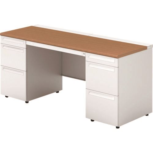 オレンジブック トラスコ中山　TRUSCOPLUS 775697)US 両袖机US−166D−33 T2/W4 〔品番:US166D33T2W4〕[ 注番:2102020]特長仕様●タイプ：両袖タイプ仕様2●US　両袖机US-166D-33...