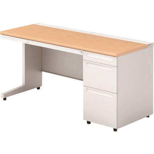 オレンジブック トラスコ中山　TRUSCOPLUS 775636)US 片袖机US−156D−3 WM/W4 〔品番:US156D3WMW4〕[ 注番:2103581]特長仕様●タイプ：片袖タイプ仕様2●US　片袖机US-156D-3　WM...