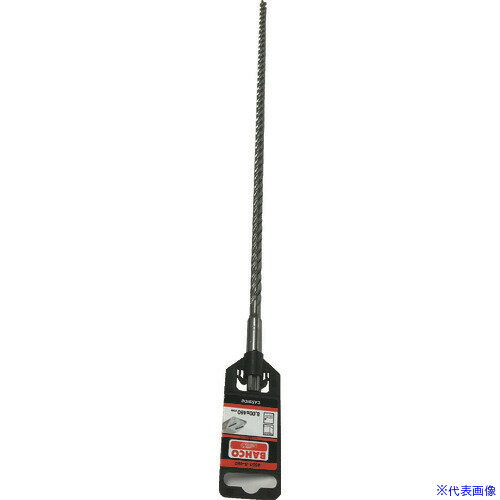 オレンジブック トラスコ中山　TRUSCOBAHCO コンクリートドリル SDSプラス 4 CUTTERS 全長460mm 刃径8mm 〔品番:46518460〕[ 注番:2106809]特長●幾何学形状のヘッドを採用しており、センタードリ...