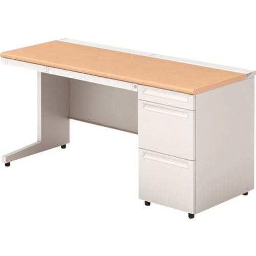 オレンジブック トラスコ中山　TRUSCOPLUS 775582)US 片袖机US−156A−3 WM/W4 〔品番:US156A3WMW4〕[ 注番:2108275]特長仕様●タイプ：片袖タイプ仕様2●US　片袖机US-156A-3　WM...