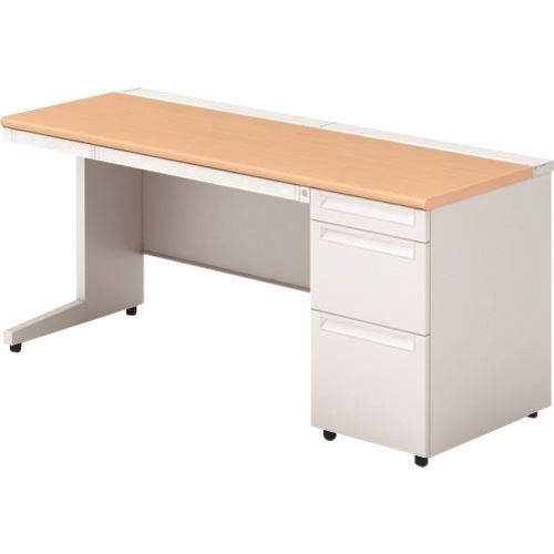 オレンジブック トラスコ中山　TRUSCOPLUS 775633)US 片袖机US−166D−3 WM/W4 〔品番:US166D3WMW4〕[ 注番:2109894]特長仕様●タイプ：片袖タイプ仕様2●US　片袖机US-166D-3　WM...