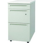 オレンジブック トラスコ中山　TRUSCOPLUS 740052)脇机3段 UJ−047D−D3 WS/W4 引出D 〔品番:UJ047DD3WSW4〕[ 注番:2113595]特長仕様●色：ホワイト●天板色：ホワイト●鍵タイプ：シリンダー...