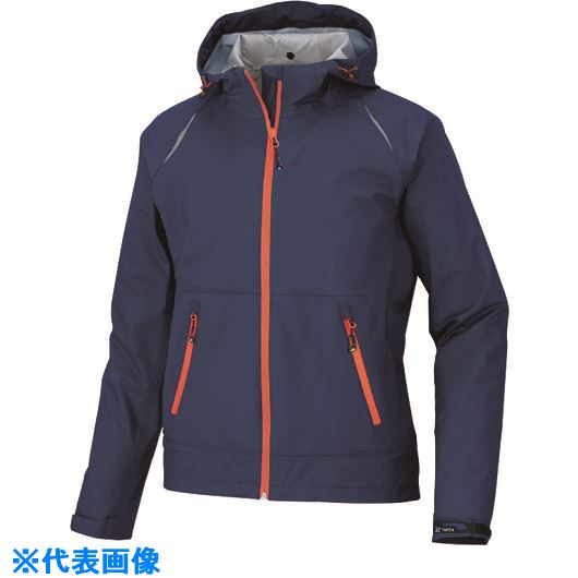 オレンジブック トラスコ中山　TRUSCOアイトス ディアプレックスストレッチ レインジャケット ネイビー 4L 〔品番:AZ563170084L〕[ 注番:2137501]特長●防水性と透湿性に優れたディアプレックスにストレッチ性が加わり...