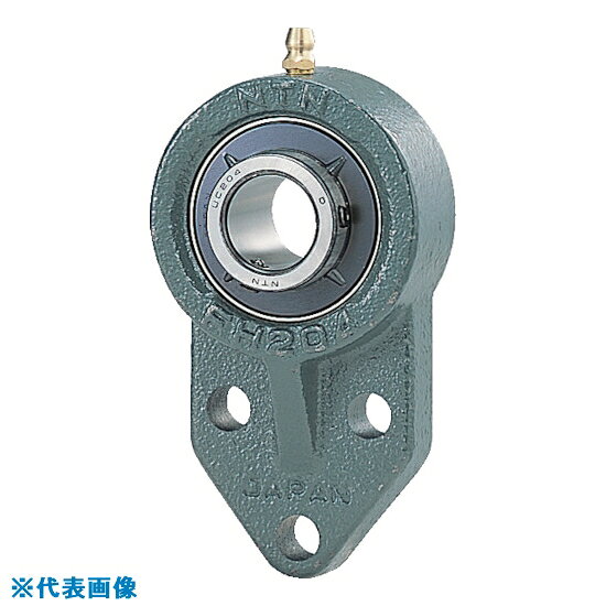 オレンジブック トラスコ中山　TRUSCONTN G ベアリングユニット(止めねじ式) 軸径30mm全長78mm全高130mm 〔品番:UCFH206D1〕[ 注番:2143950]特長●取付ボルト穴を軸受箱の片面に集中したもので、装置のベ...