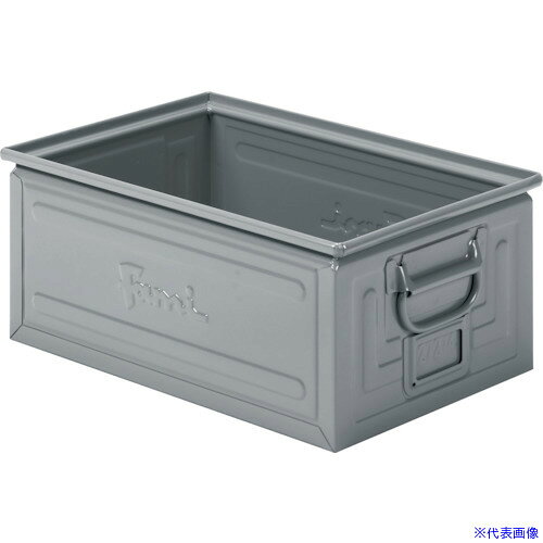 オレンジブック トラスコ中山　TRUSCOFami メタルパーツボックス グレー 27L 外寸450×300×200 〔品番:FLA65200A01〕[ 注番:2146113]特長●ハンドルが90度で止まるので持ち運びやすいです。●スチール...
