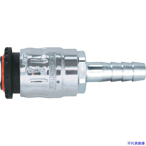 オレンジブック トラスコ中山　TRUSCO日東 フルブローカプラFBH40SH(23546) 〔品番:FBH40SHALNBR〕[ 注番:2148293]特長●バルブが業界初の全面開口タイプで低圧損、大流量を実現。●プラグとの接続は内圧0の...