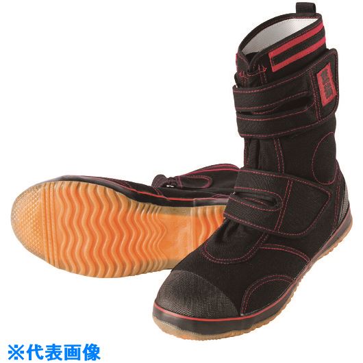 オレンジブック トラスコ中山　TRUSCO喜多 高所用ハイカットセーフティ DK440 ブラック 26.0 〔品番:DK440BK26.0〕[ 注番:2150616]特長●高所用作業にピッタリのタビ底ハイガードタイプです。●履き口裏地にチェ...