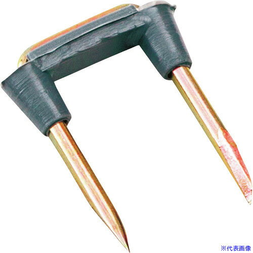 オレンジブック トラスコ中山　TRUSCOJAPPY ステップル(100個入) 〔品番:NO3〕[ 注番:2150986]特長●仮止め可能の簡単施工です。●電線などの配線・固定にご使用いただけます仕様●内幅(mm)：13●釘長(mm)：25...